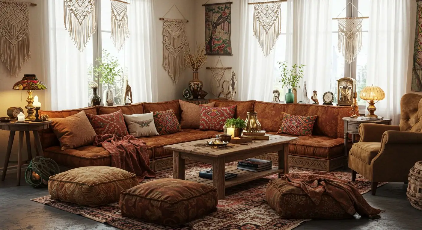 23 Comfy Boho Living Room Floor Seating Ideas For A Relaxed Space