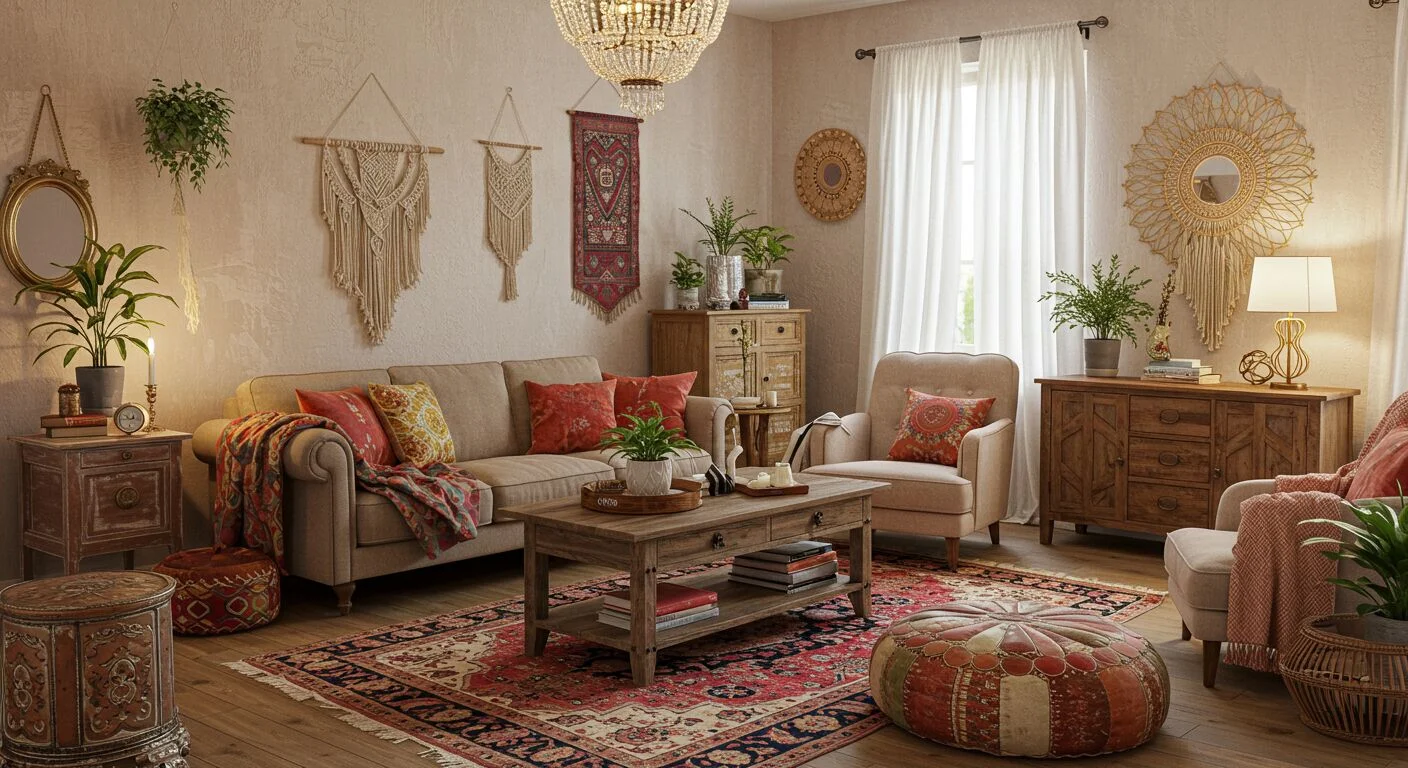 19 Eclectic Boho Living Room Ideas For A Free-Spirited Look