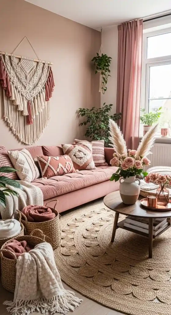 33 Boho Living Room Color Scheme Ideas To Transform Space